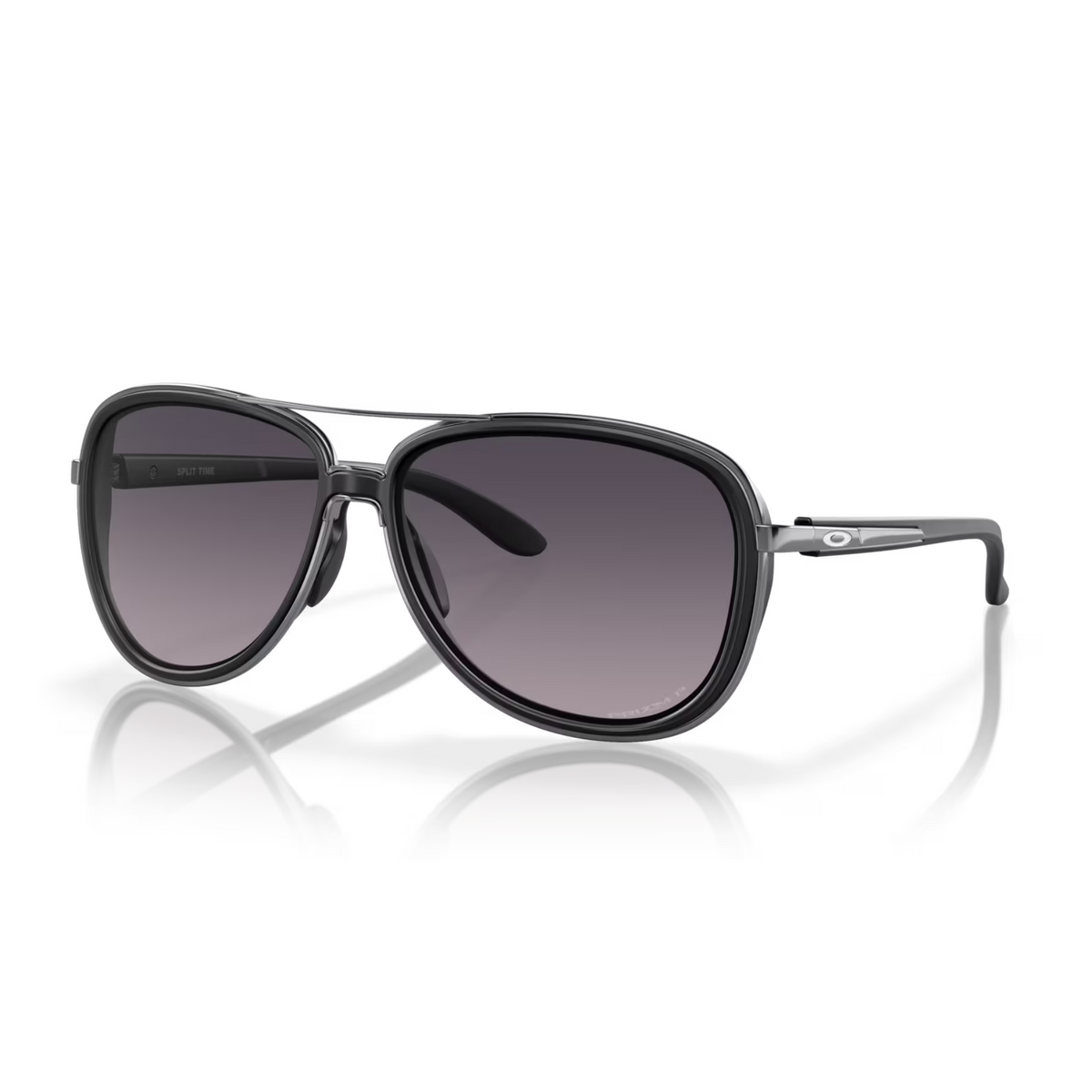 Oakley® Split Time Sunglasses | Prizm Grey Gradient Lenses, Velvet Bla ...